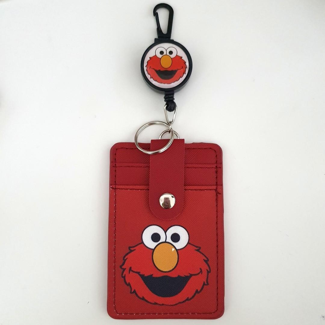 Sesame Street Elmo Ezlink Card Holder With Retractable Leash & Keyring ...