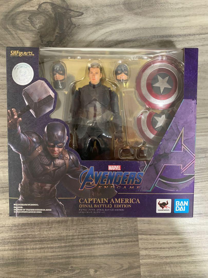 SH Figuarts Avengers Endgame Captain America, Hobbies & Toys, Toys ...