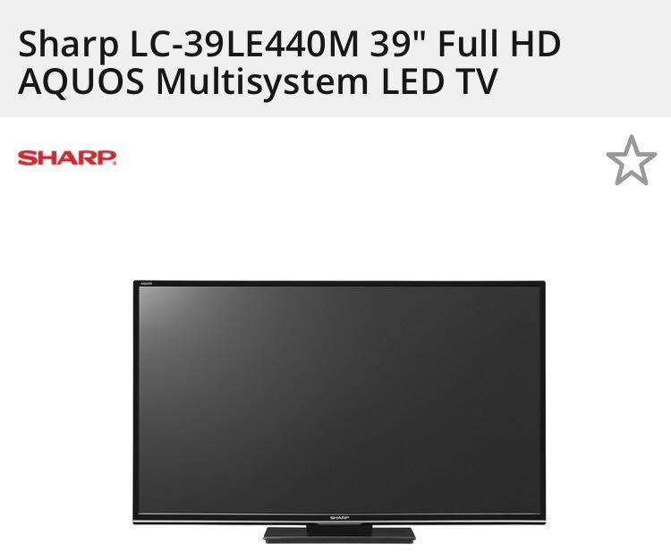 Sharp 39inch tv, TV & Home Appliances, TV & Entertainment, TV on Carousell