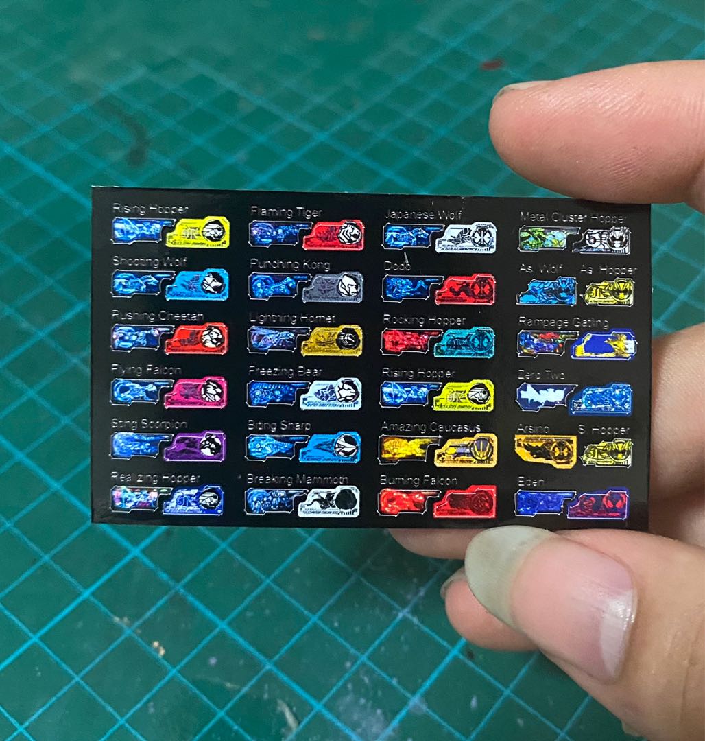 Shf s.h.figuarts kamen rider zero one(upgrade version) pre-cut vinyl ...