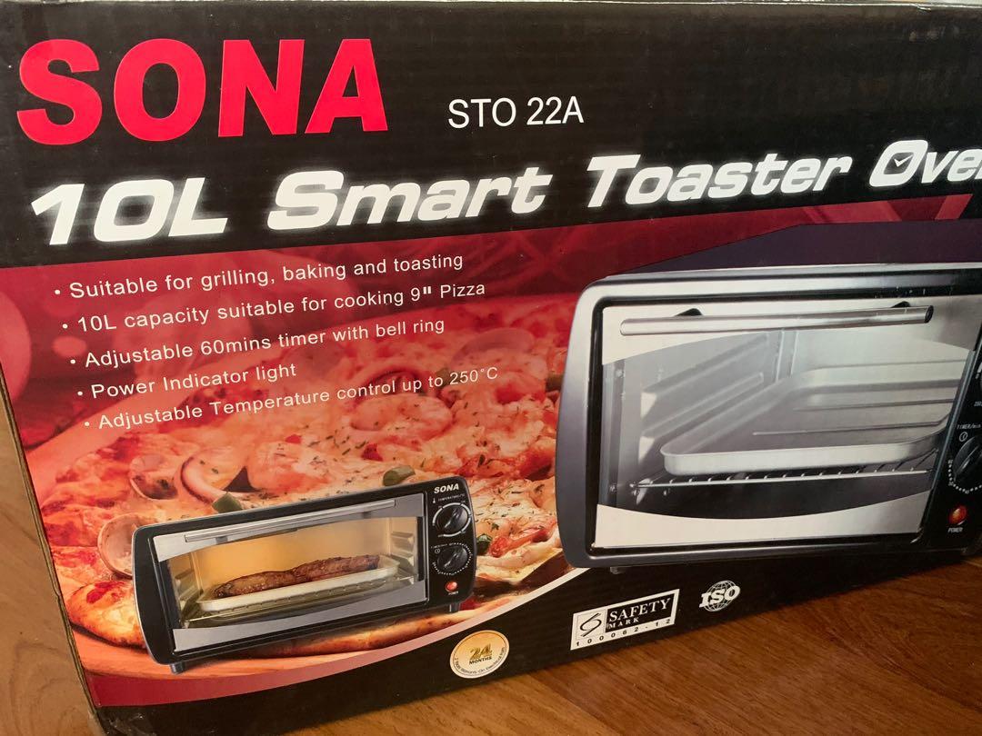 SONA 10litre Smart Toaster Oven (New), TV & Home Appliances, Kitchen ...