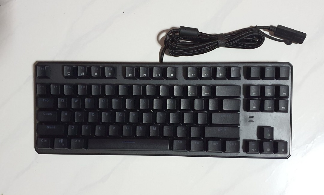 Tecware Phantom 87-Key RGB Mechanical Keyboard (Outemu Blue Switches ...