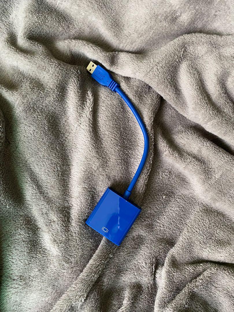 USB to VGA Projector Adaptor Cable, Computers & Tech, Parts ...