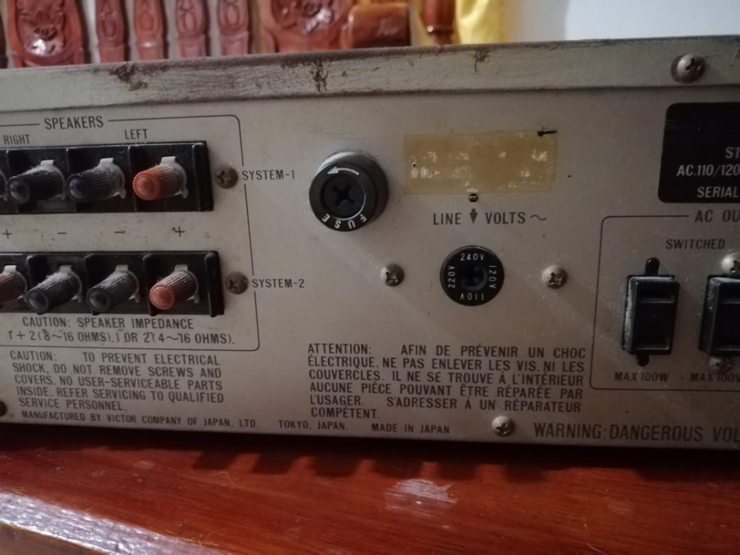 VINTAGE 1980's JVC STERIO INTEGRATED AMPLIFIER A-X2 400W! Made in Japan ...