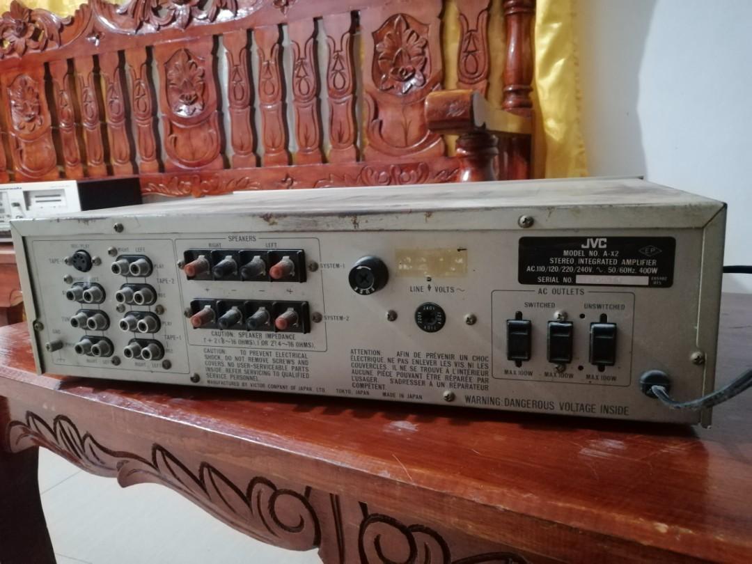 VINTAGE 1980's JVC STERIO INTEGRATED AMPLIFIER A-X2 400W! Made in Japan ...
