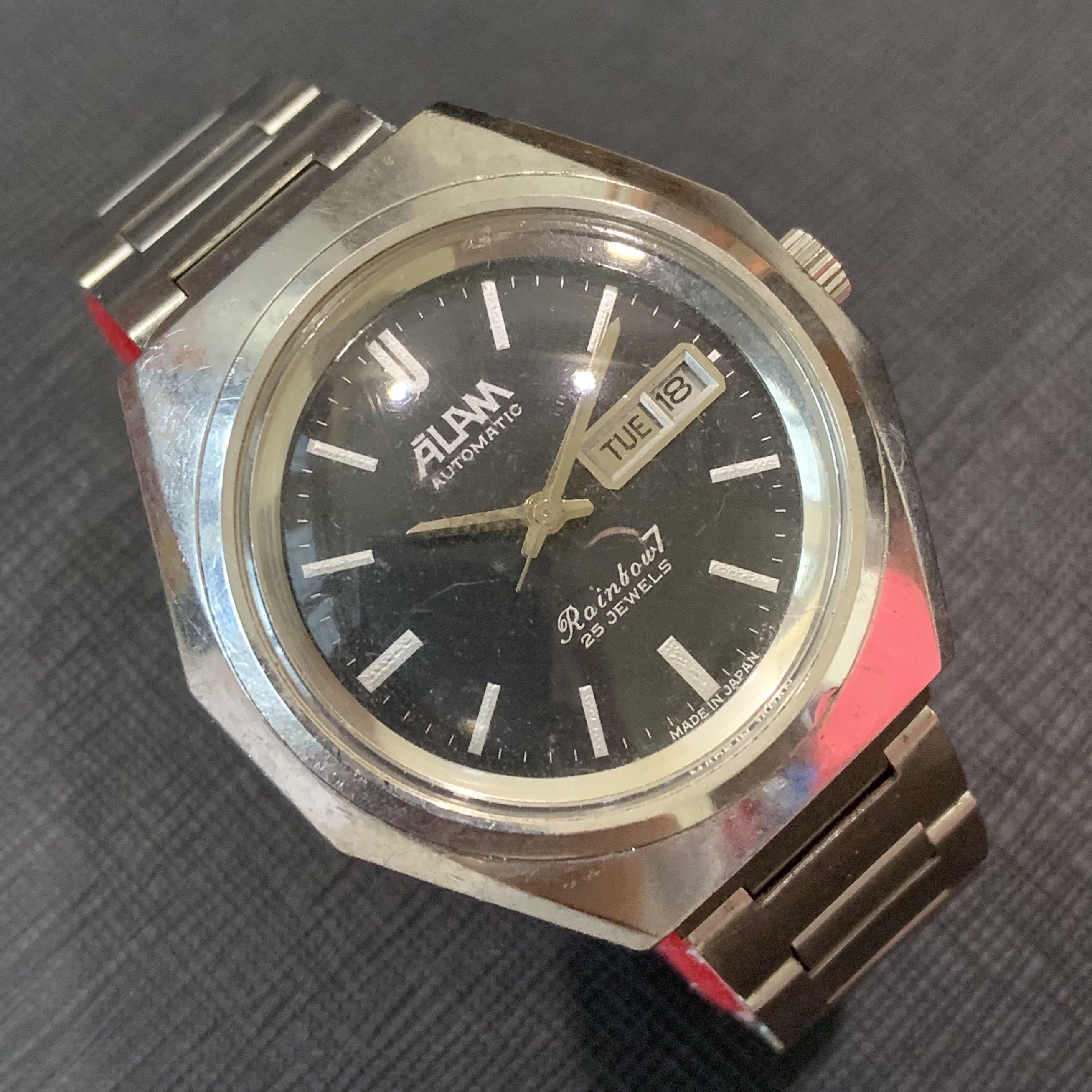 Vintage ALAM Rainbow7 Watch, Hobbies & Toys, Memorabilia & Collectibles ...
