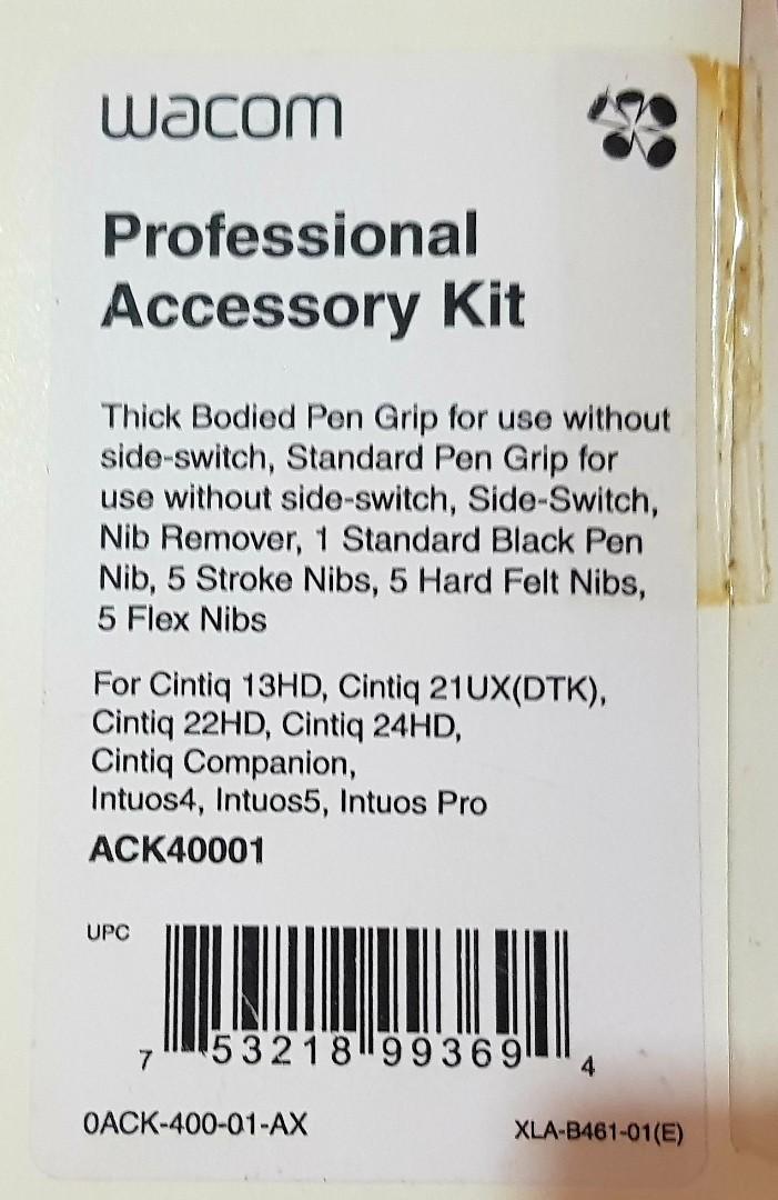 Wacom Professional Accessory Kit for Cintiq and Intuos, Computers ...