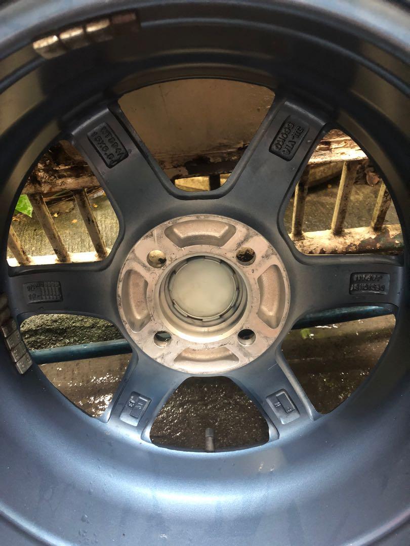 15s Volk Racing Rays Engineering TE37 (Thailand made) with Tires, Car Parts & Accessories, Mags ...