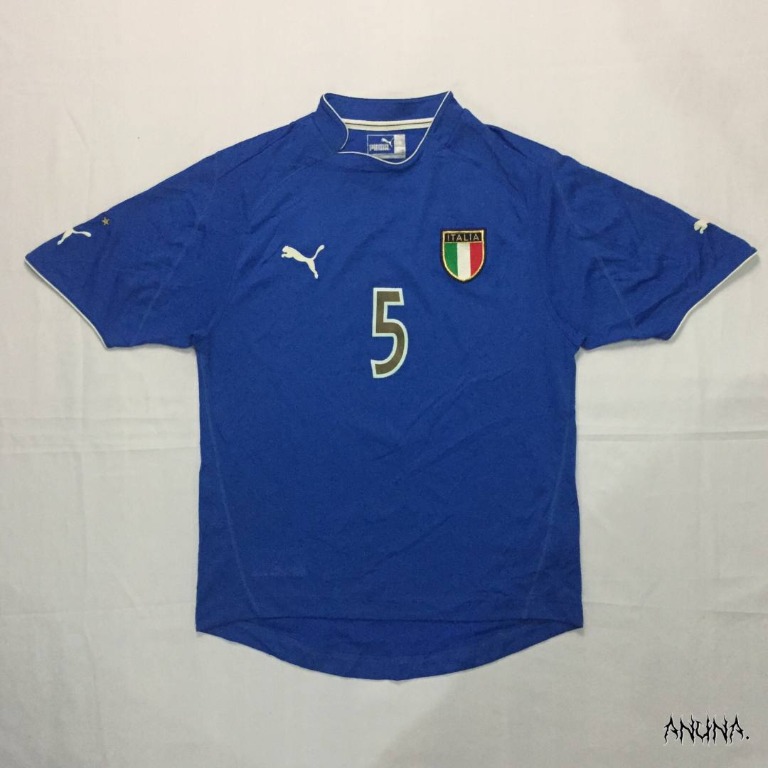 2003 FABIO CANNAVARO ITALY HOME KIT, Men's Fashion, Activewear on Carousell