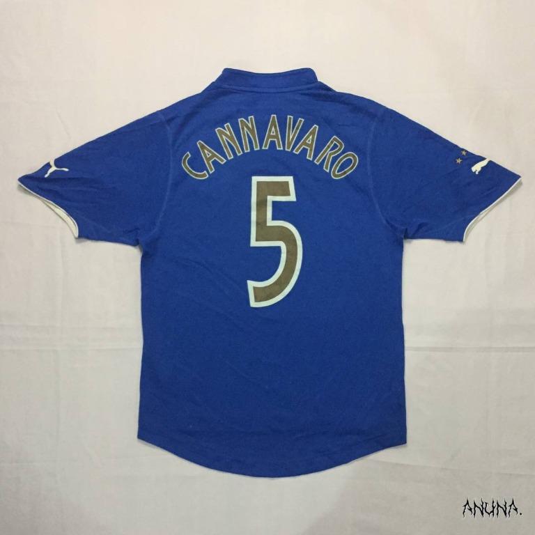 2003 FABIO CANNAVARO ITALY HOME KIT, Men's Fashion, Activewear on Carousell
