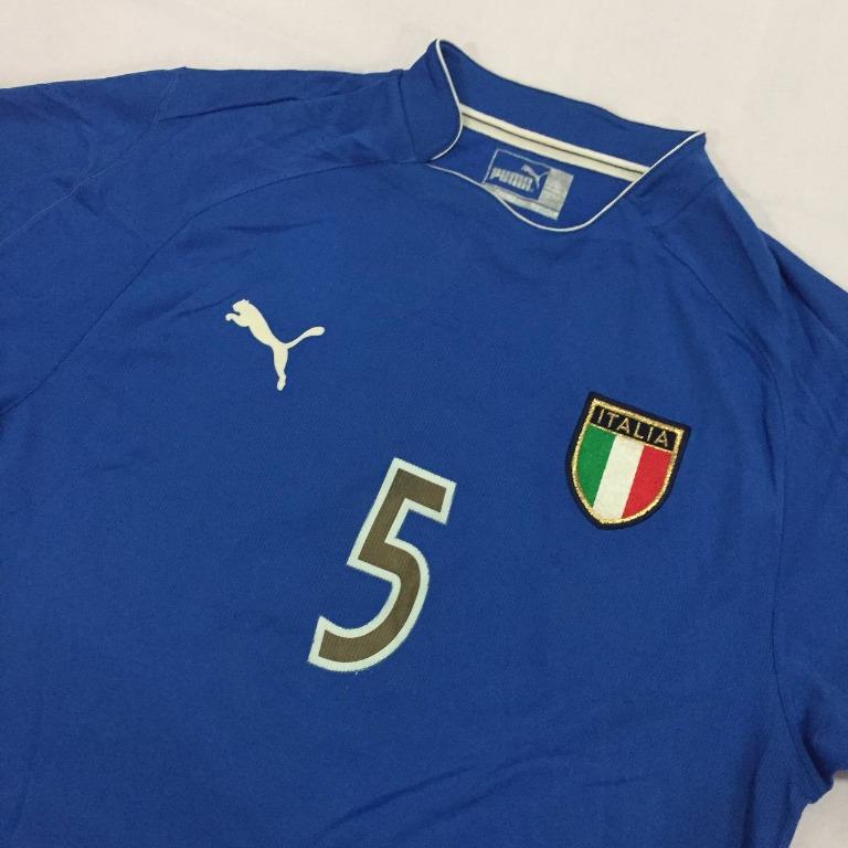 2003 FABIO CANNAVARO ITALY HOME KIT, Men's Fashion, Activewear on Carousell