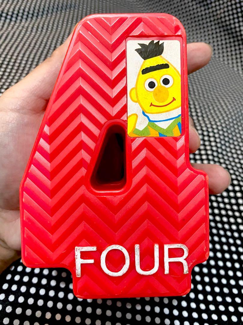 中古絕版 芝麻街數字玩具 sesame street elmo numbers learning toys, 兒童＆孕婦用品, 嬰兒玩具 ...