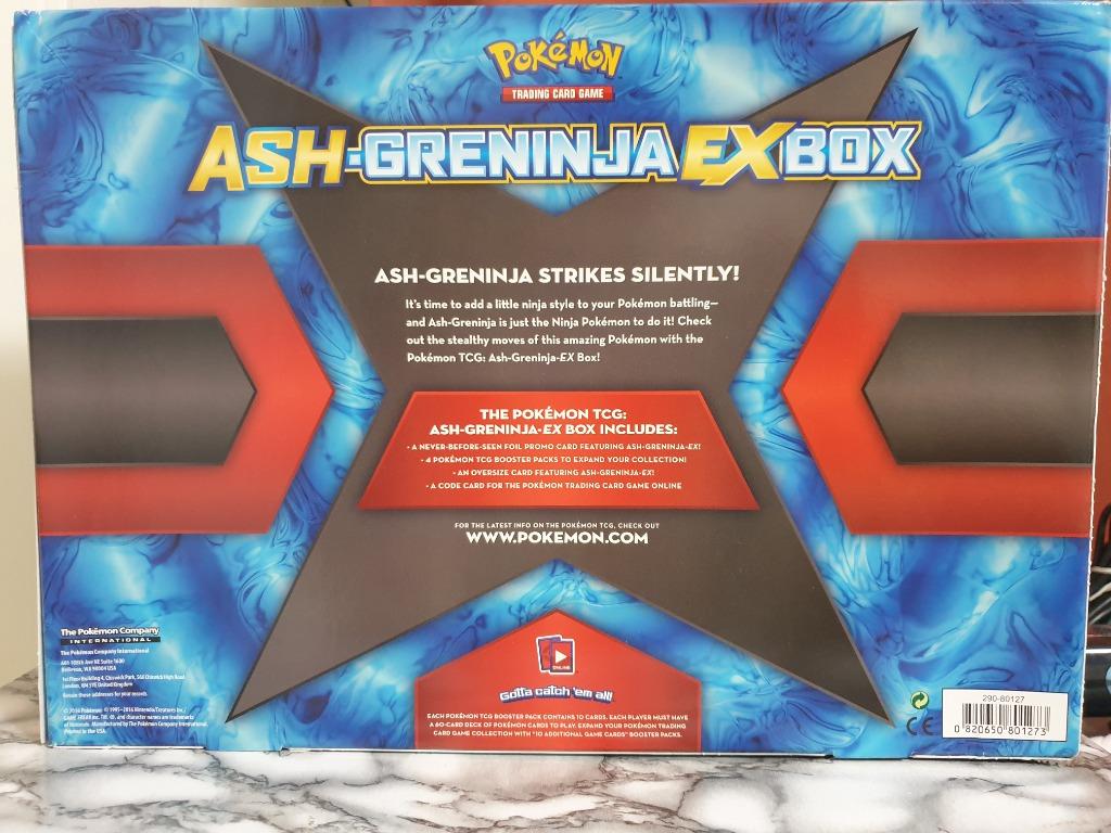 Ash Greninja EX Box Pokemon Trading Card Game, Hobbies & Toys, Toys ...