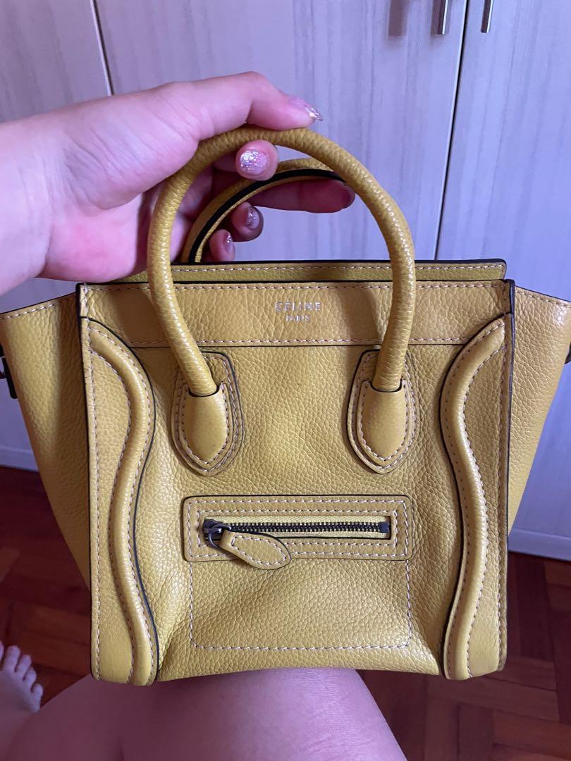 Celine Nano Luggage, Women's Fashion, Bags & Wallets, Cross-body Bags ...