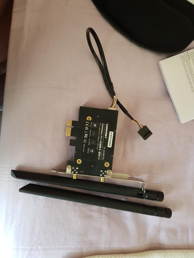 Comfast PCIE Wifi AX adapter, Computers & Tech, Parts & Accessories ...