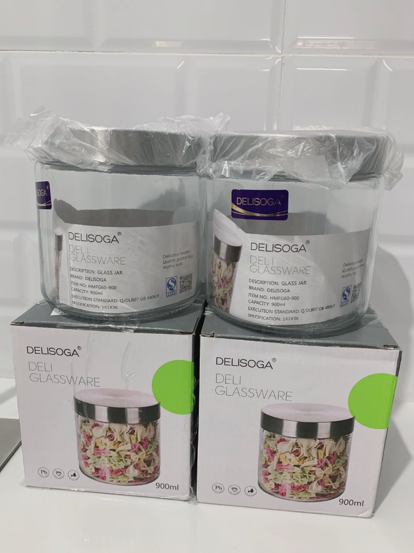 DELISOGA JAR CANISTER, Furniture & Home Living, Kitchenware & Tableware ...