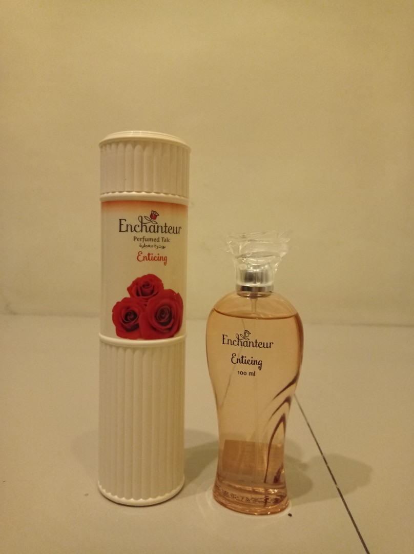 Enchanteur powder and perfume bundle, Beauty & Personal Care, Fragrance ...