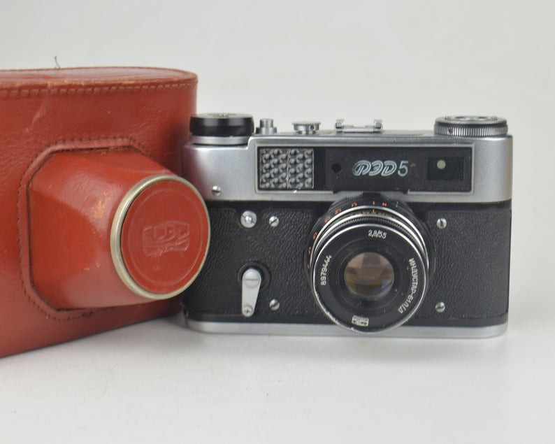 Fed 5 Soviet rangefinder, Photography, Cameras on Carousell