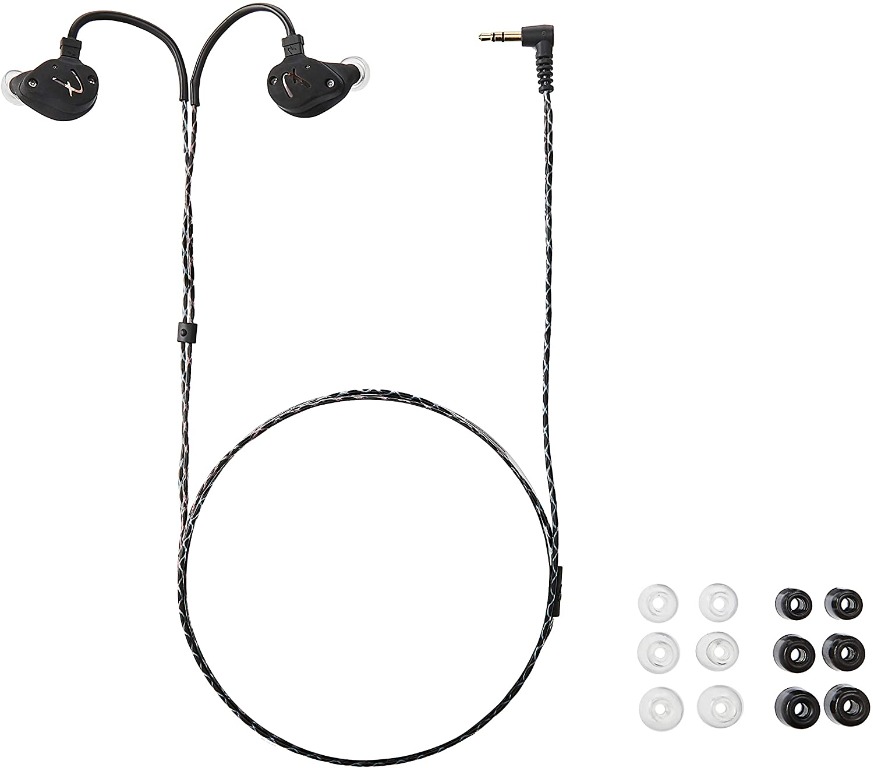 Fender Ten 3 (Flat Black), Professional IEM In-ear Earphone Monitor ...