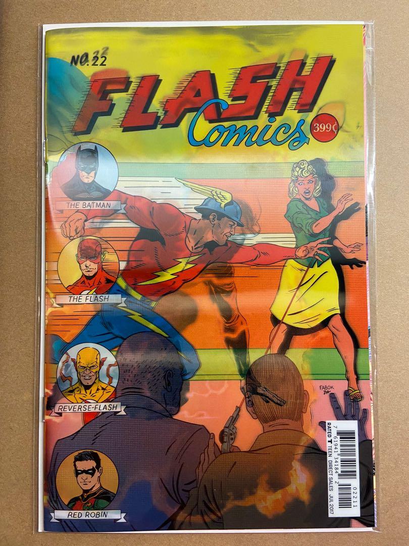 The Flash #22 Lenticular NM Jason Fabok & Joshua Williamson, Hobbies ...