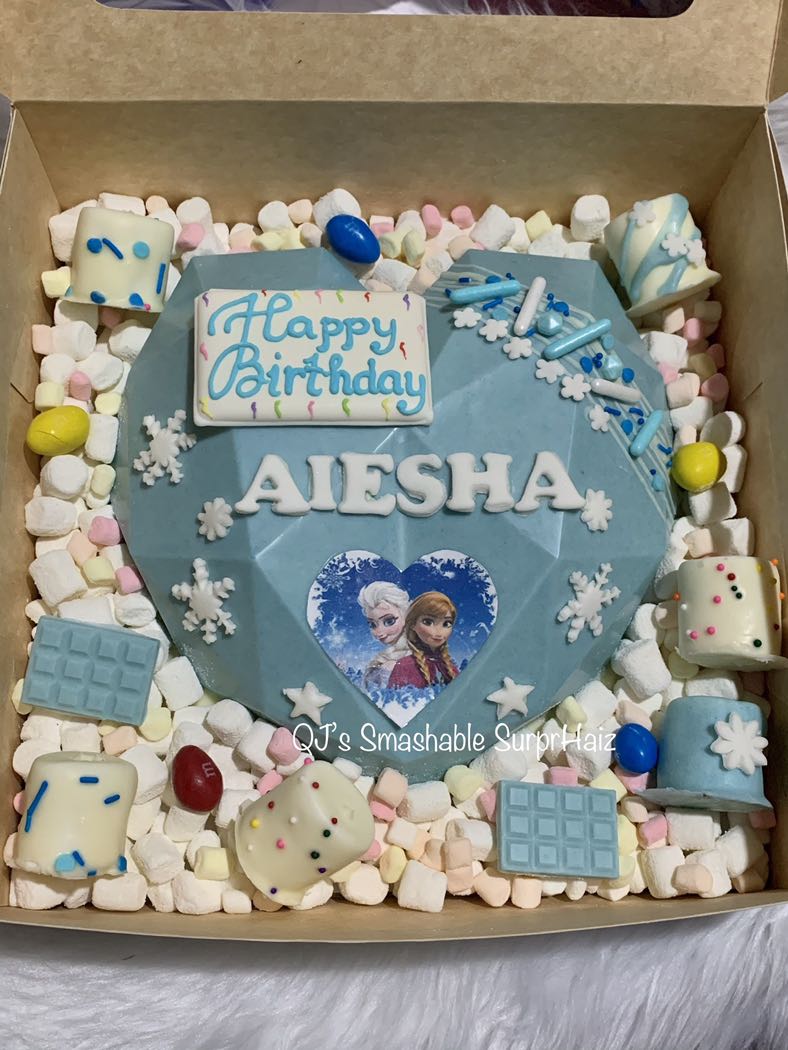 Frozen Smashable Chocolate, Food & Drinks, Homemade Bakes on Carousell