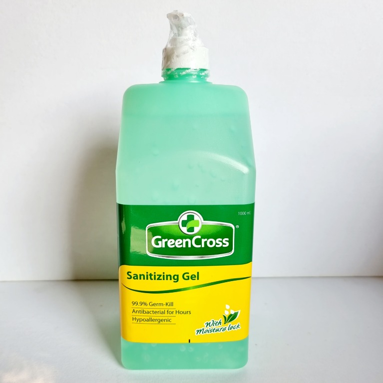 Green Cross Sanitizing Gel with Moisture Lock (1000mL), Beauty ...
