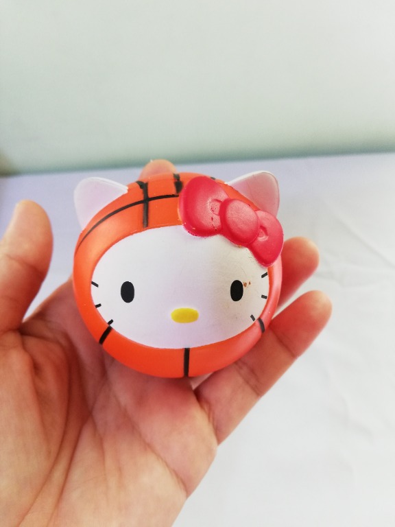 Hello Kitty Orange Stress Ball, Hobbies & Toys, Toys & Games on Carousell