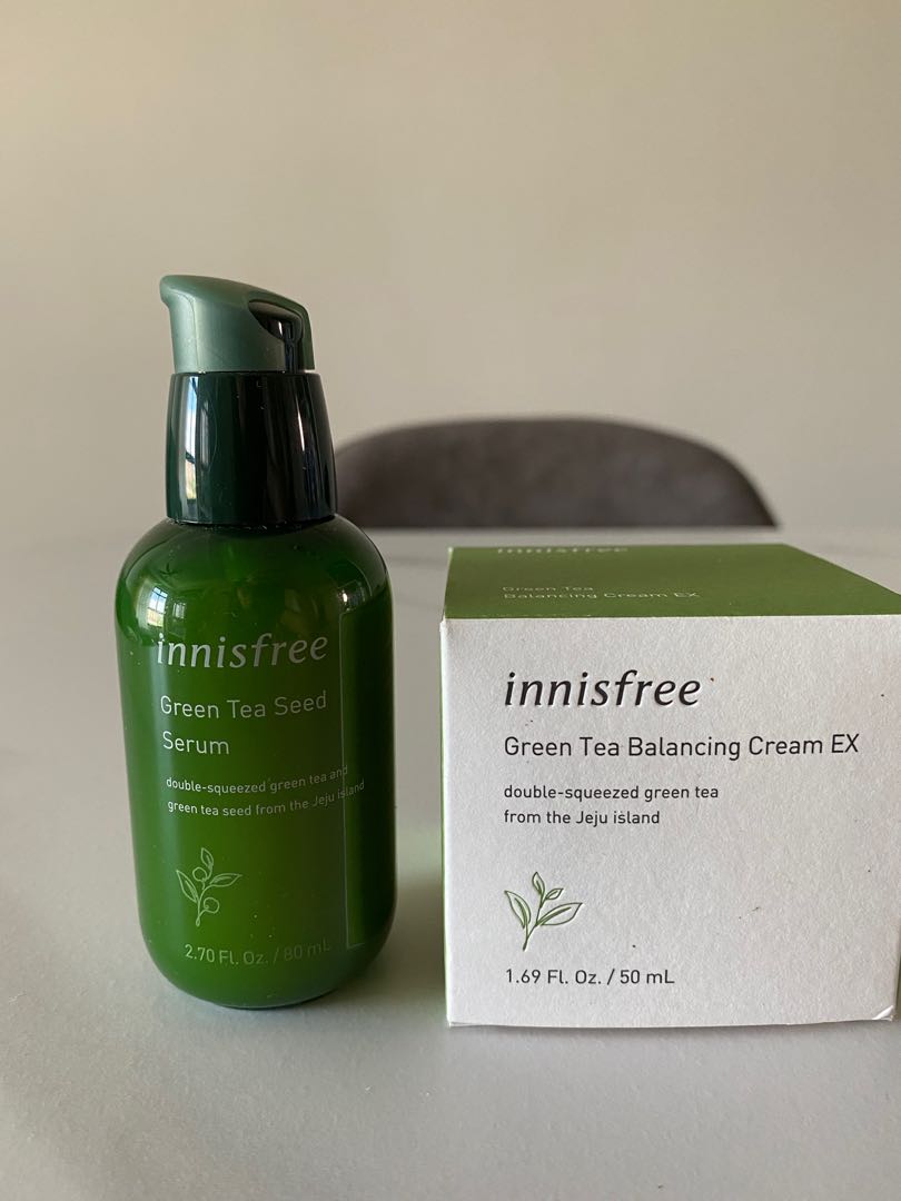 Innisfree Green Tea Set, Beauty & Personal Care, Face, Face Care on ...