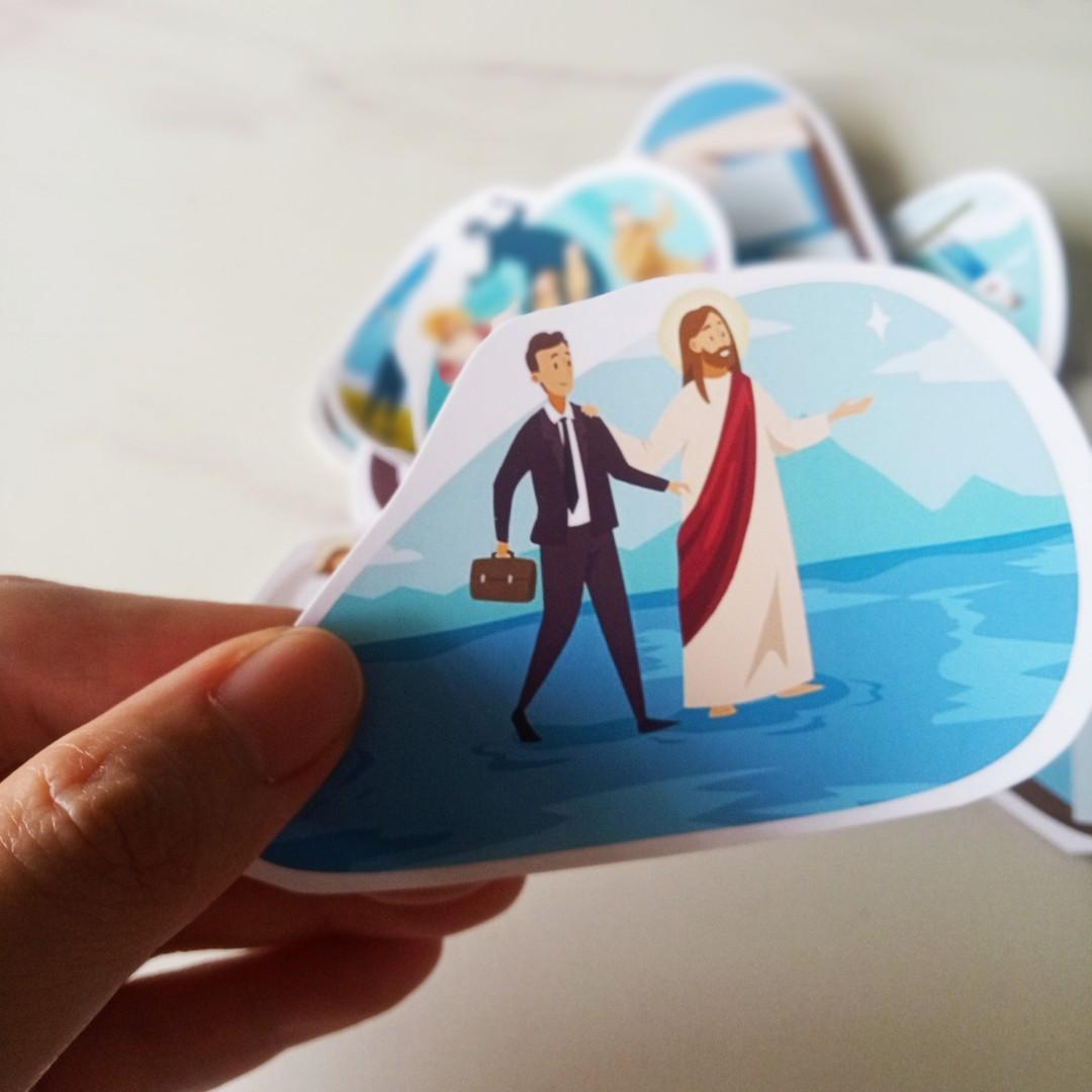 Jesus Christ Christian Sticker Set Journal Faith Devotion Stickers ...