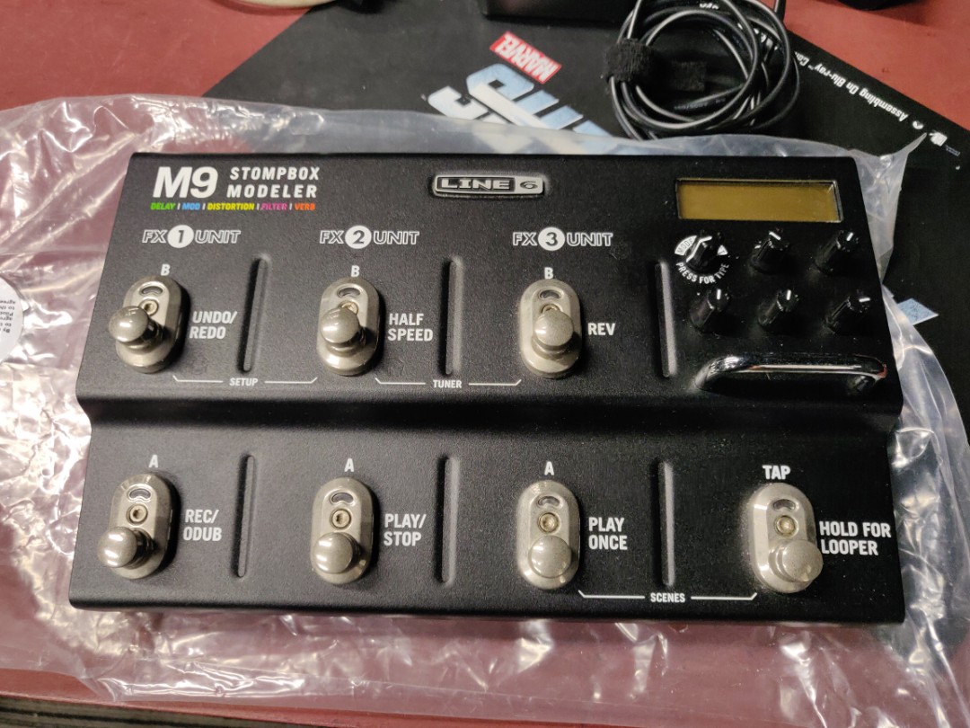Line 6 M9 Stompbox Modeler Pedal, Hobbies & Toys, Music & Media ...