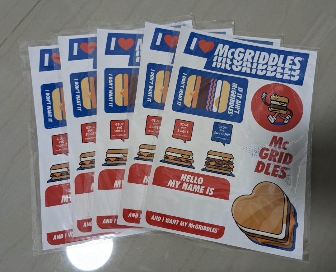 Macdonald McGriddle Stickers, Hobbies & Toys, Stationery & Craft, Other ...