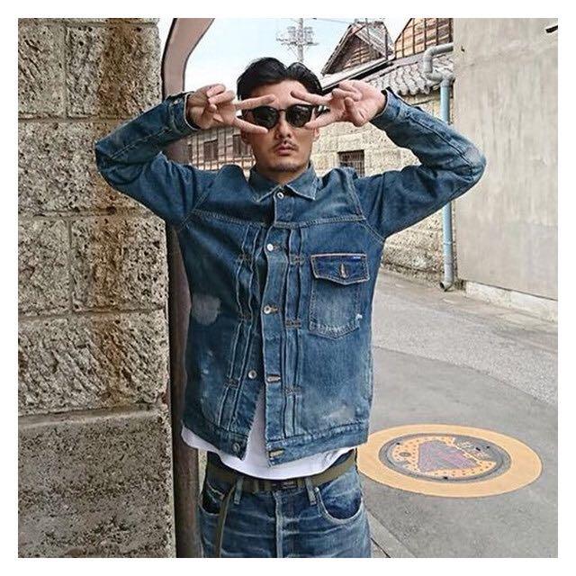 madness 16aw denim jacket indigo washed jacket mdns size s vintage type ...