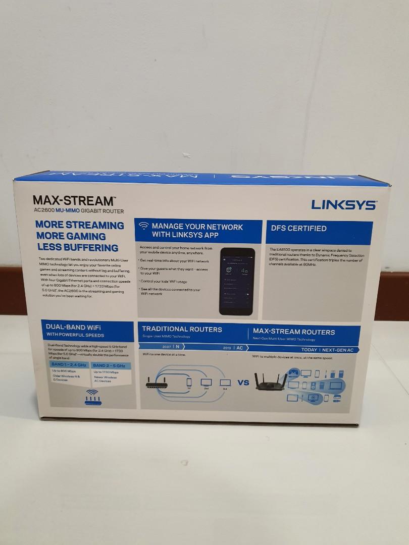 MAX-STREAM AC2600 MU-MIMO GIGABIT ROUTER, Computers & Tech, Parts ...