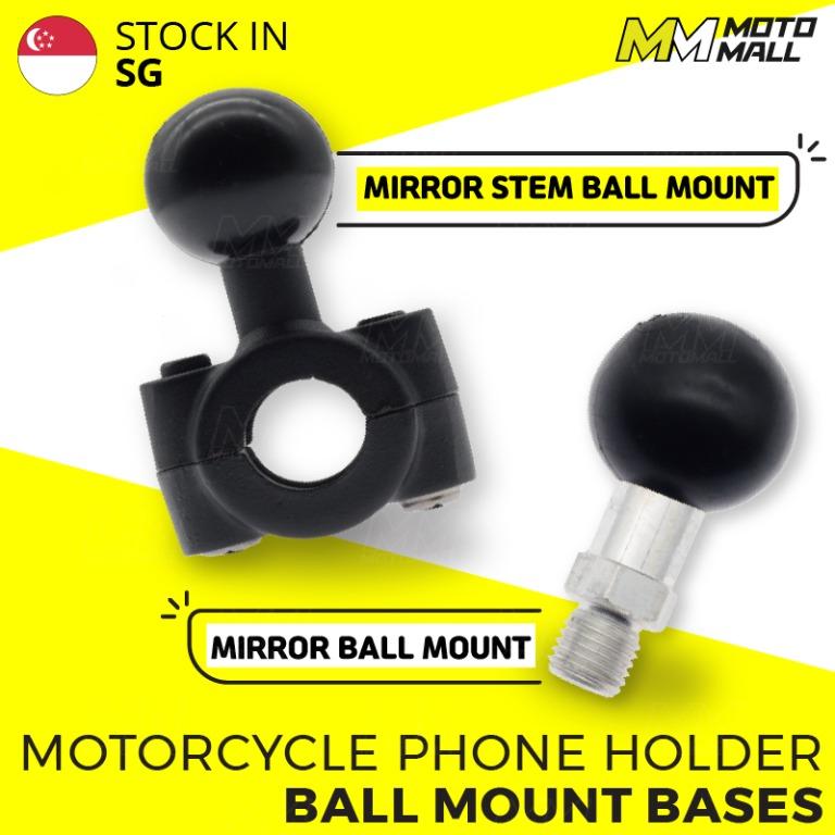 Motorcycle Ball Mount Bases for phone holder / Mirror Ball Mount ...