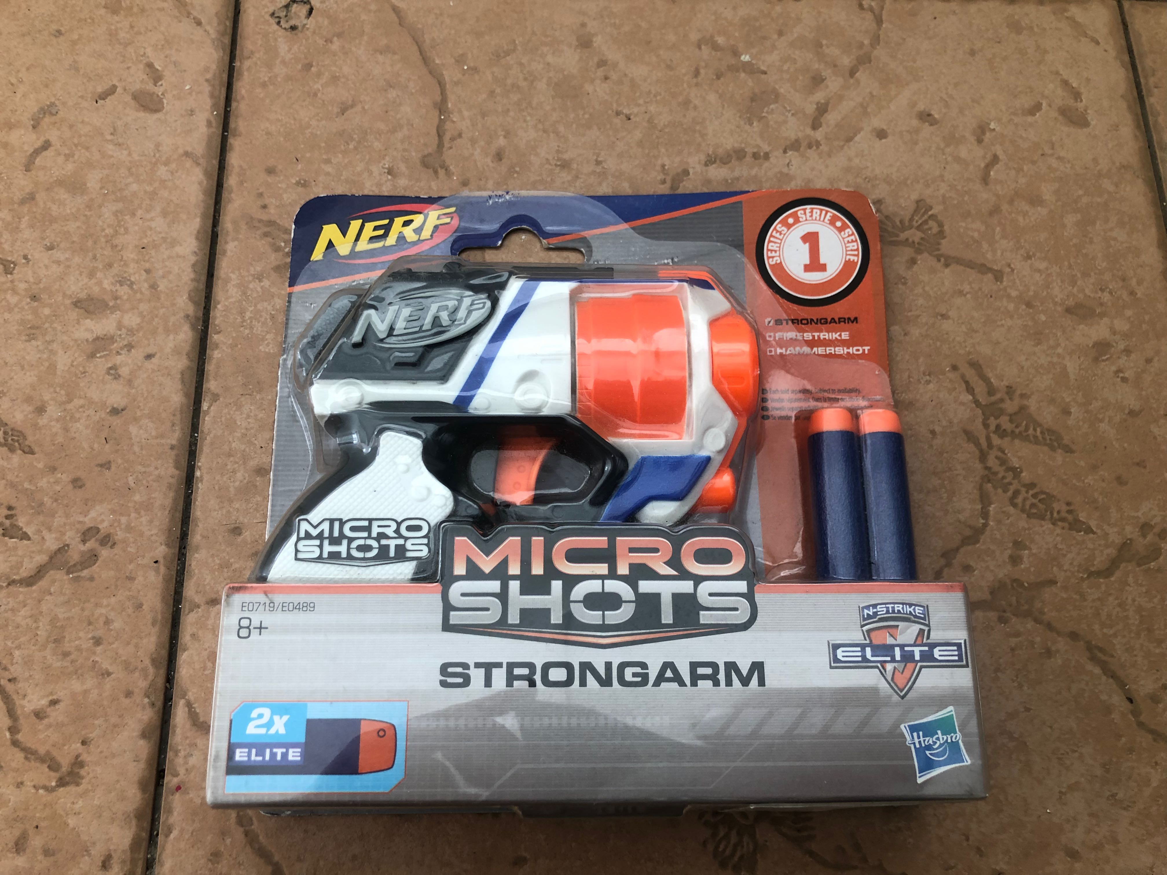 Nerf Microshots Strongarm, Hobbies & Toys, Toys & Games on Carousell