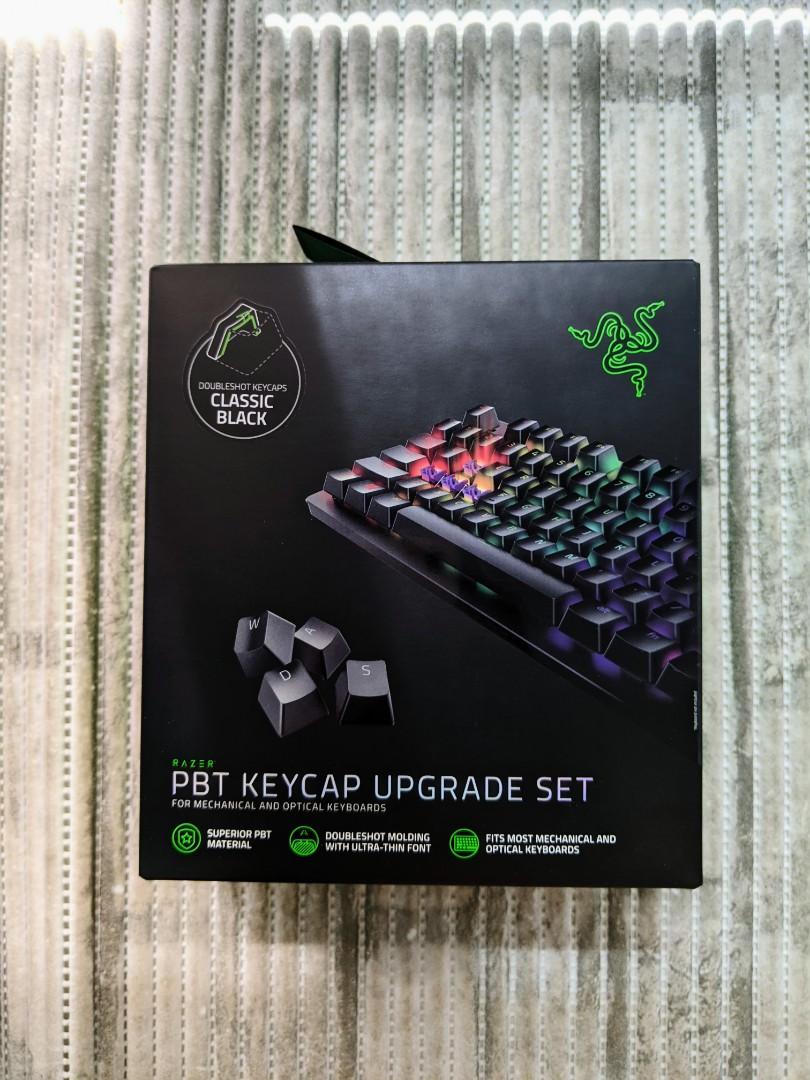 NEW Razer PBT keycaps (double shot PBT, suitable for mechanical ...
