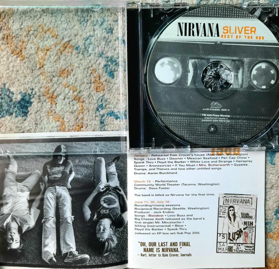 Nirvana - Silver : The Best Of The Box CD, Hobbies & Toys, Music & Media, CDs & DVDs on Carousell