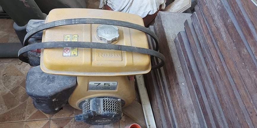 One Bagger Concrete cement Mixer with Robin EY 7.5 HP Gas Engine ...