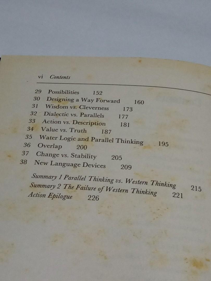 Parallel Thinking: From Socratic to de bono Thinking, Hobbies & Toys ...