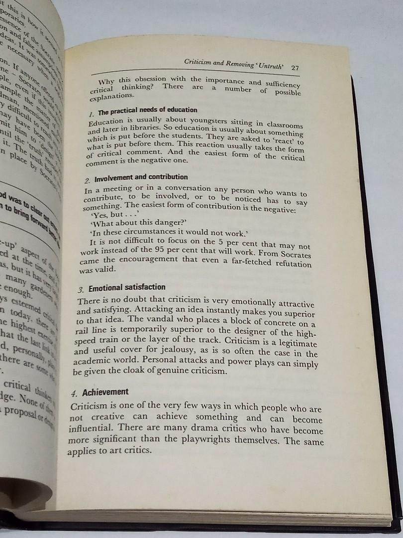 Parallel Thinking: From Socratic to de bono Thinking, Hobbies & Toys ...