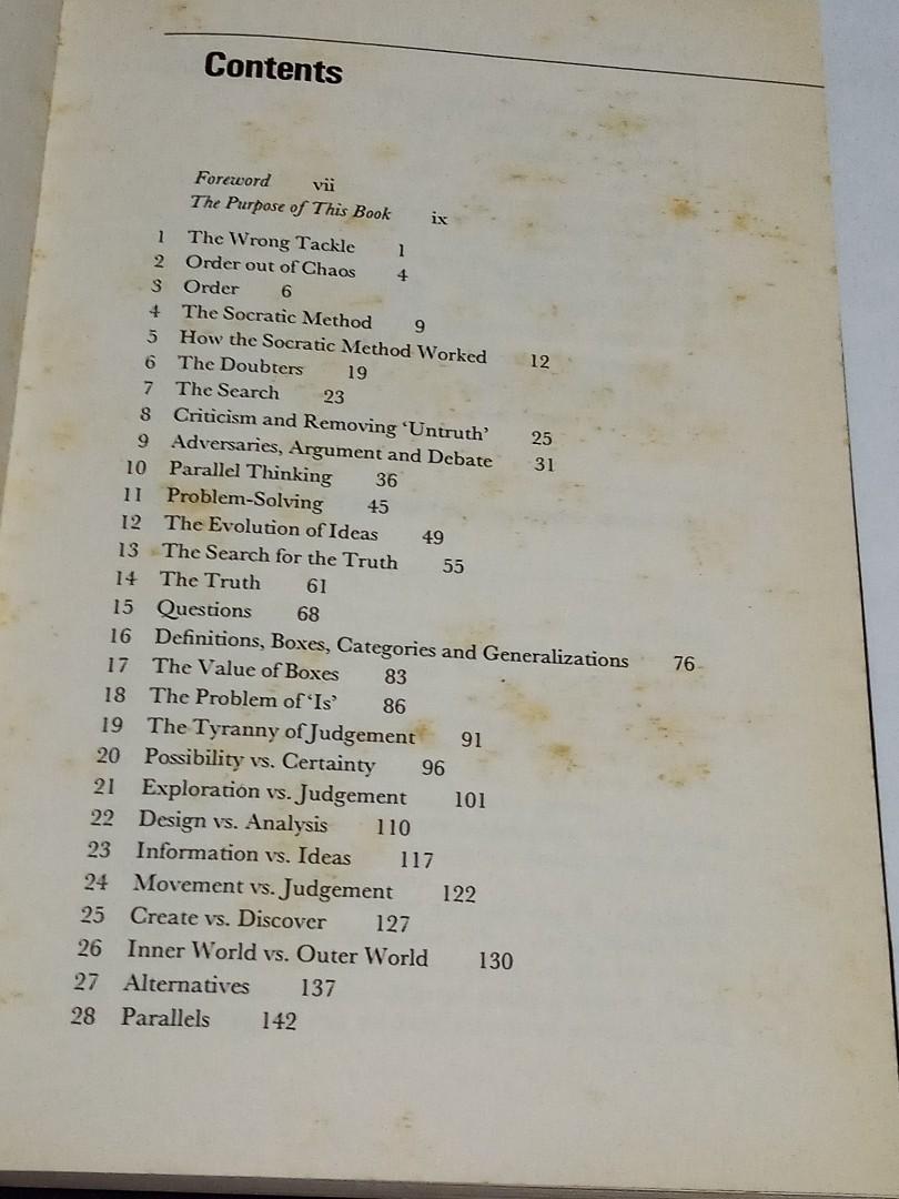 Parallel Thinking: From Socratic to de bono Thinking, Hobbies & Toys ...