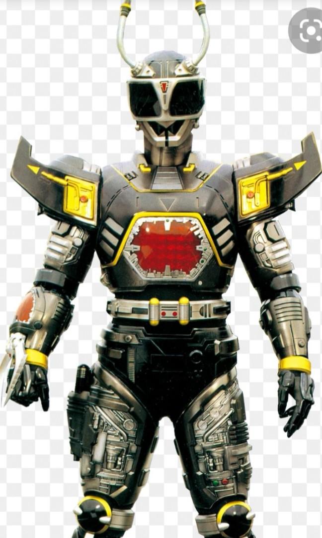 RARE Vintage 1995 Yutaka Metal Hero Series Juukou B-Fighter Black Beet ...