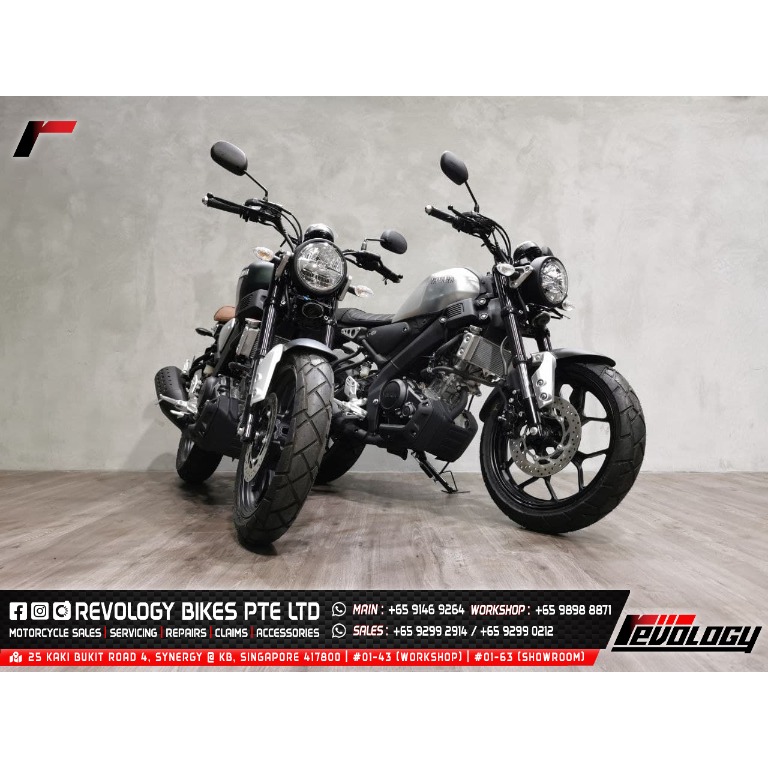 READY TO REGISTER ! YAMAHA XSR155 MATTE GREEN & SILVER AVAILABLE ...