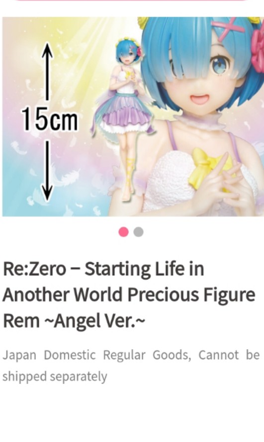 Re:Zero Angel Rem (Japan Version), Hobbies & Toys, Toys & Games on ...