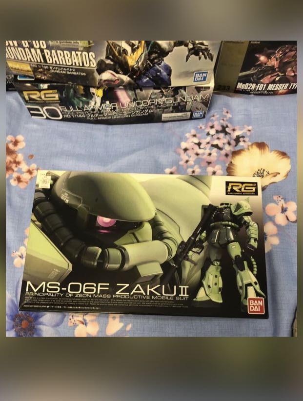 RG Zaku II, Hobbies & Toys, Toys & Games on Carousell