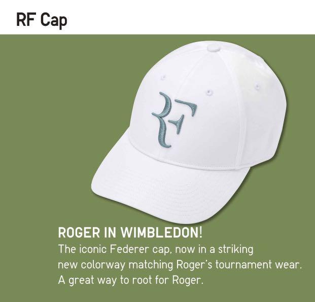 Roger Federer RF Uniqlo cap ( 16 caps - full range colours) - selling a ...