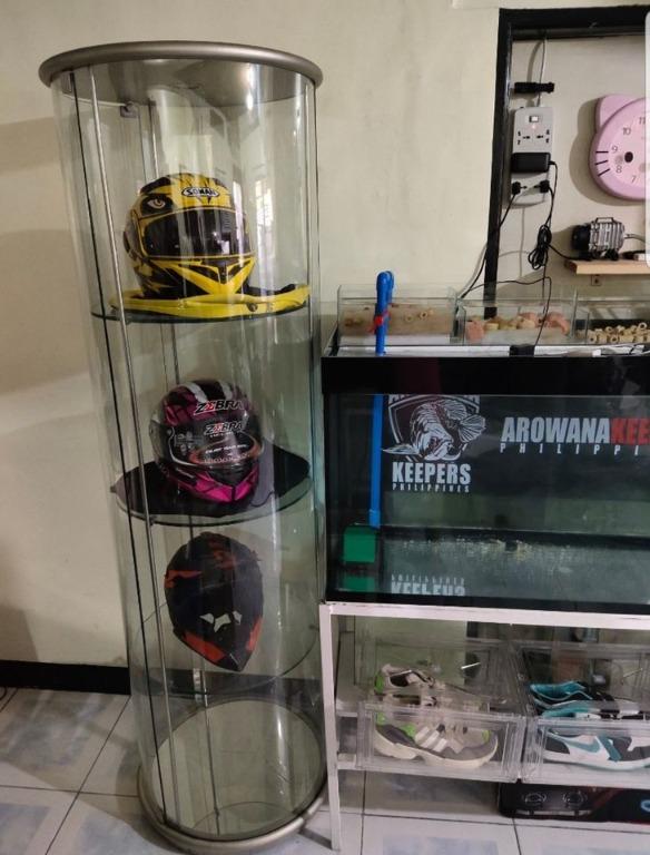 Round Glass Display Cabinet NEGOTIABLE, Furniture & Home Living ...