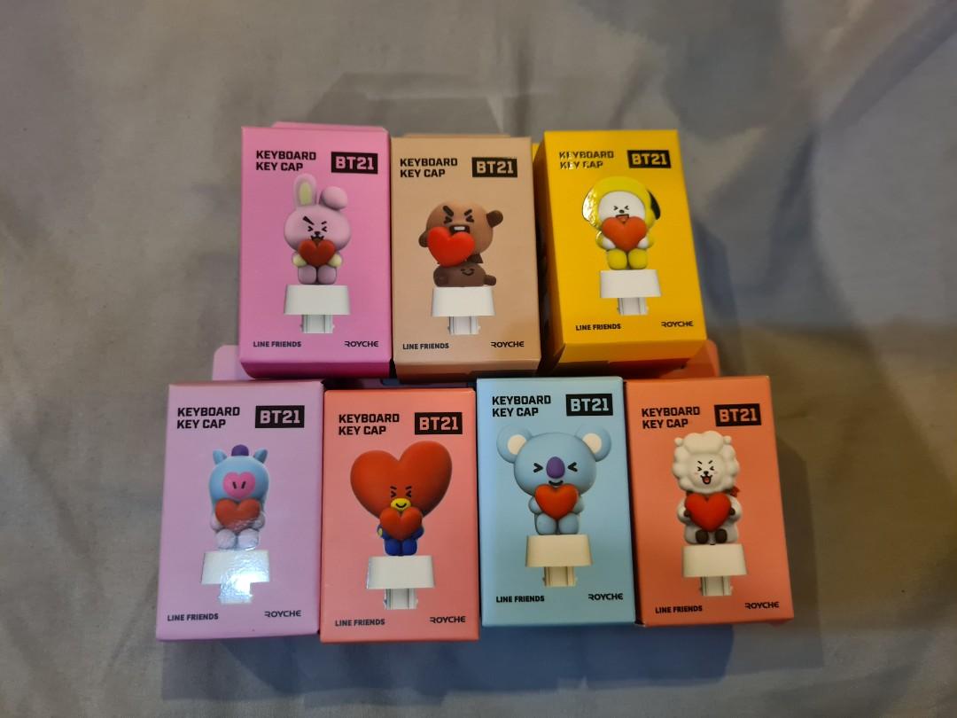 Royche x BT21 Key Cap Set for Keyboard, Computers & Tech, Parts ...