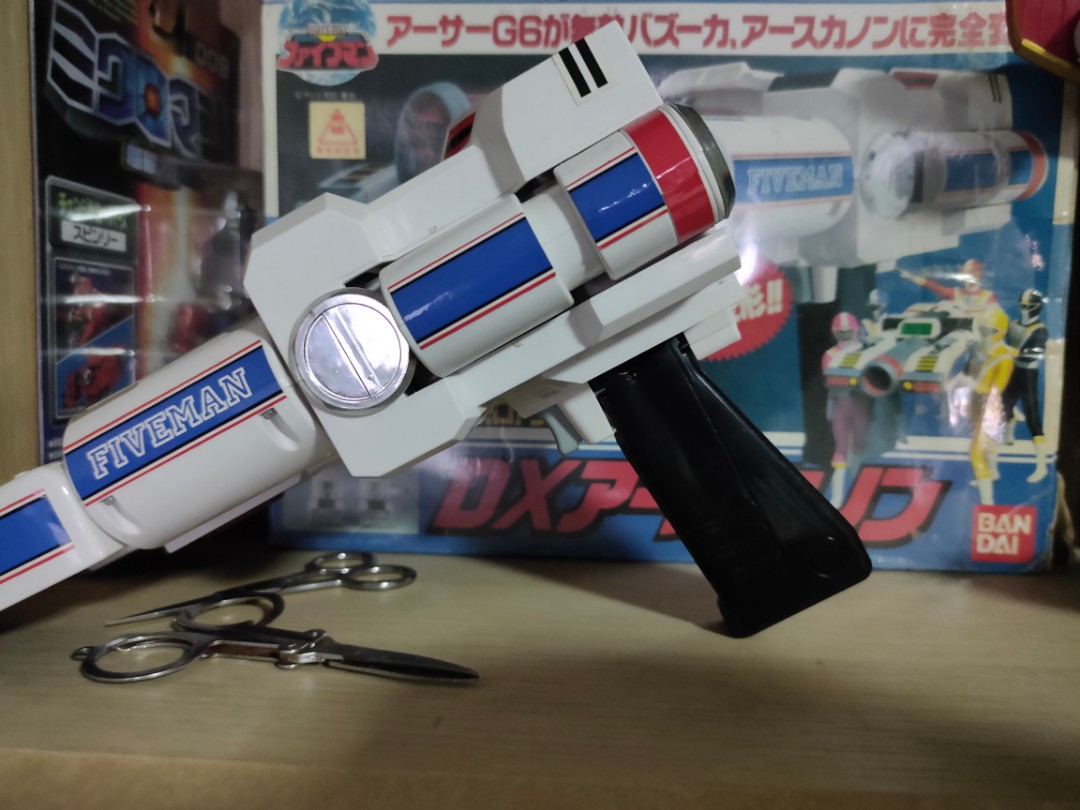 Sentai Fiveman DX Blaster Robo, Hobbies & Toys, Toys & Games on Carousell