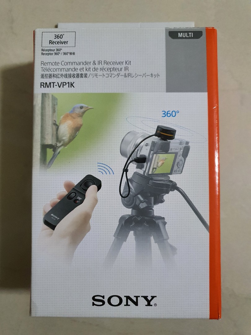 Sony RMT-VP1K Remote Commander and IR Receiver, Photography ...